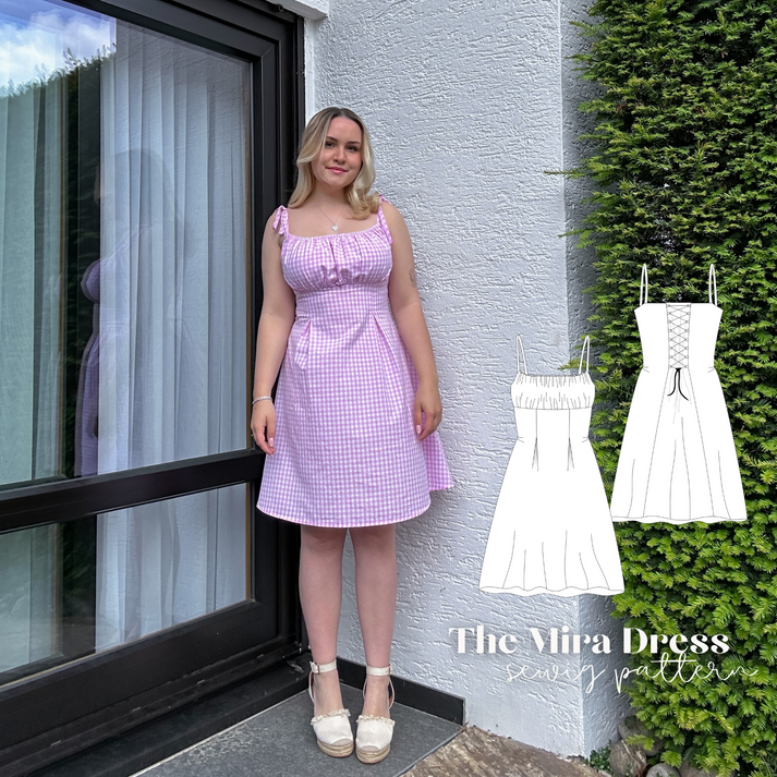 Mira Kleid Schnittmuster DEUTSCH – vintageBambi