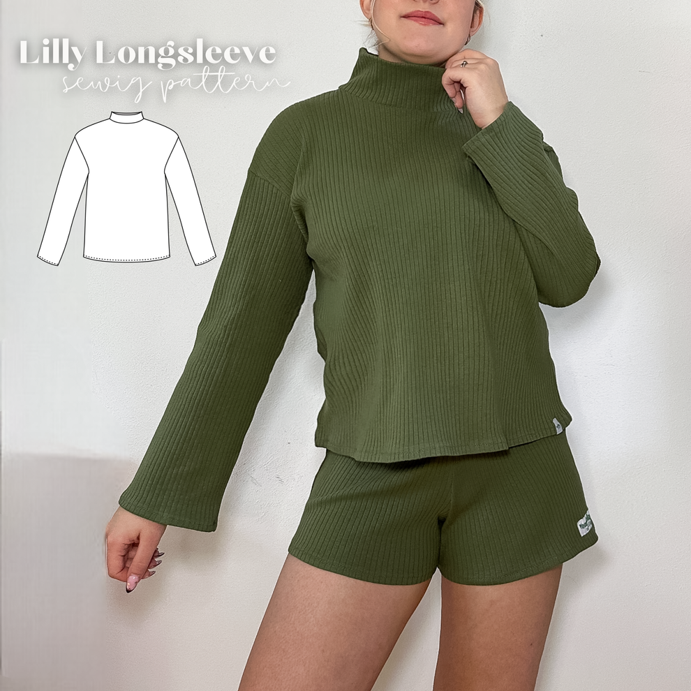 Lilly Longsleeve Schnittmuster DEUTSCH – vintageBambi