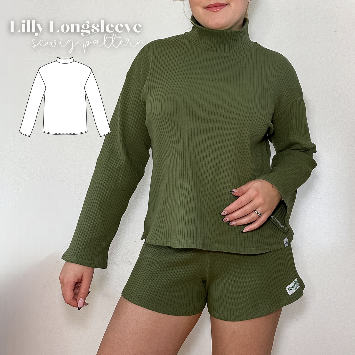 Lilly Longsleeve Schnittmuster DEUTSCH – vintageBambi